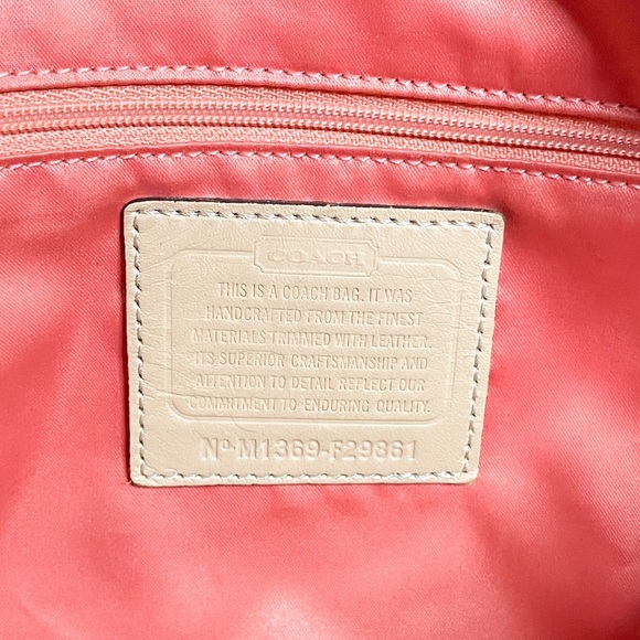 Coach | Bags | Coach Woven Straw Floral Pink Raffia Tote Bag | Poshmark